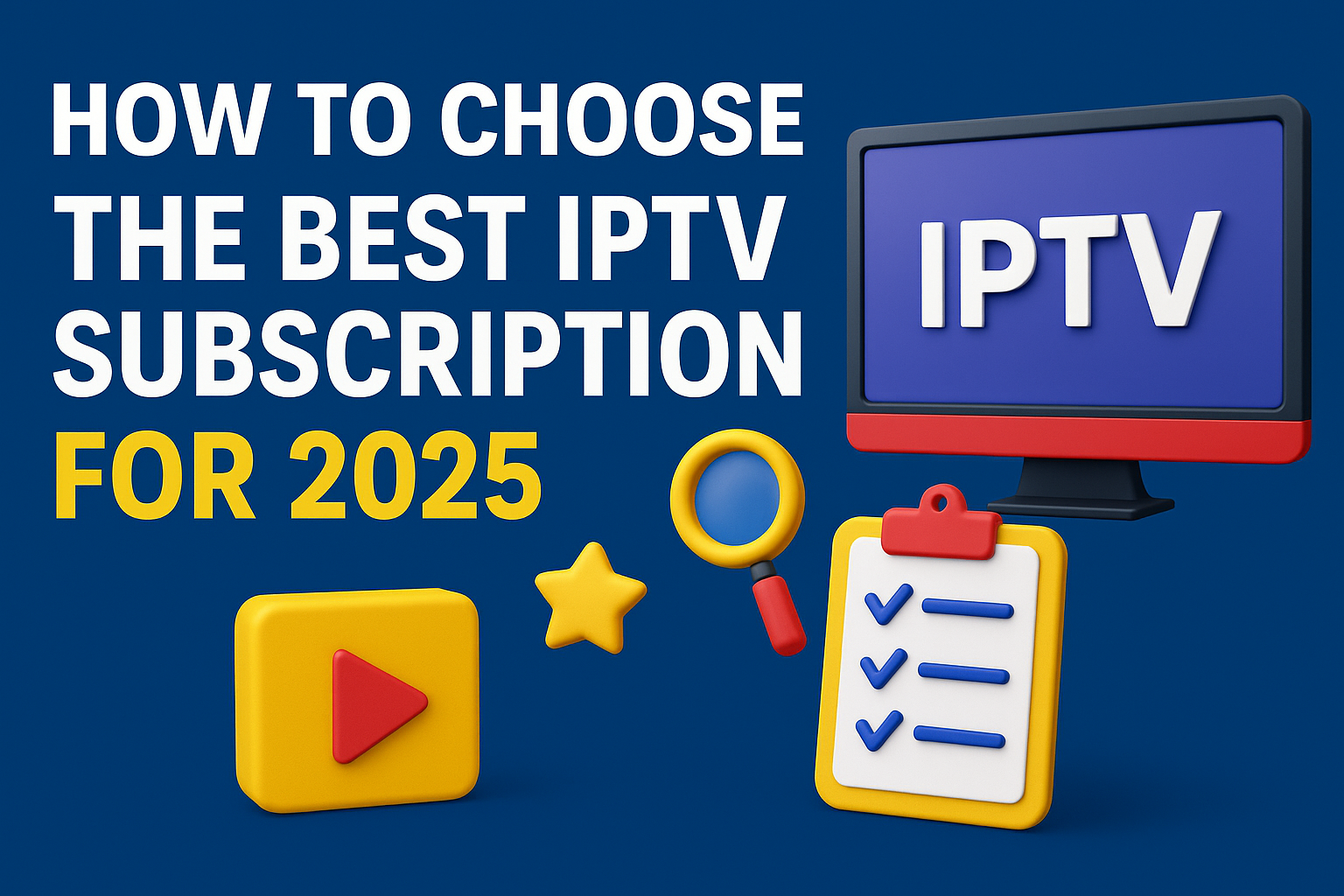 How to Choose the Best IPTV Subscription for 2025 - BEST STAR IPTV ...